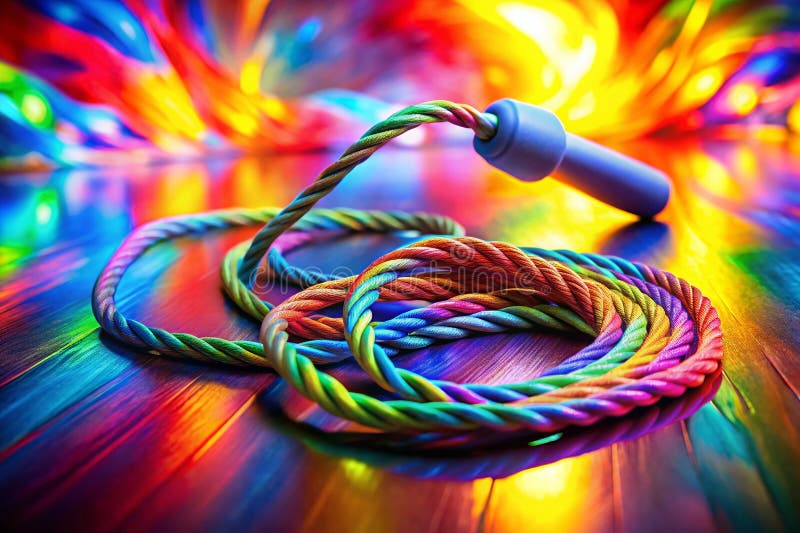 Dynamic Abstract Skipping Rope Design a HighDefinition Exploration of ...