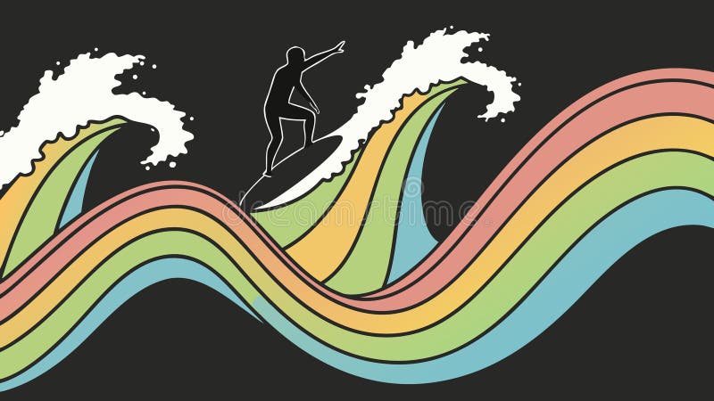 Dynamic Striped Waves Stock Illustrations – 11,268 Dynamic Striped ...
