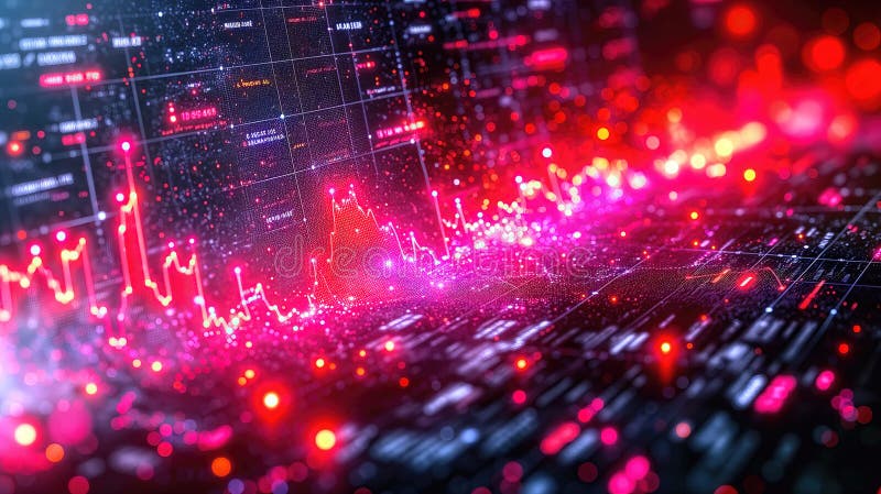 Dynamic Abstract Technology Background Illustration Stock Illustration ...