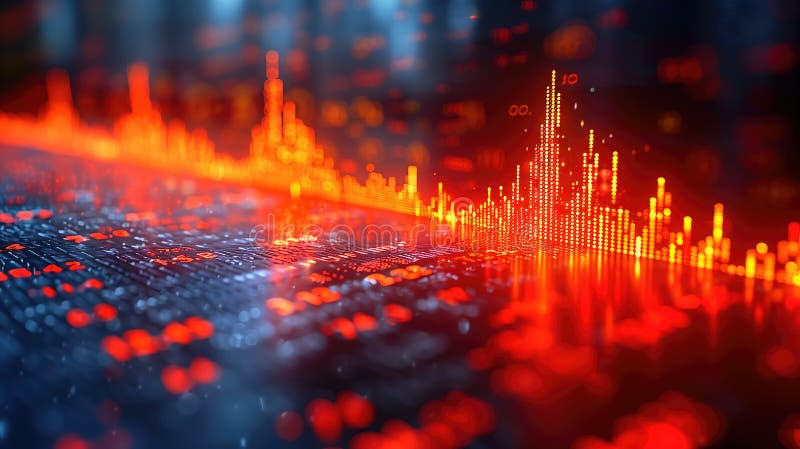 Dynamic Abstract Technology Background Illustration Stock Illustration ...