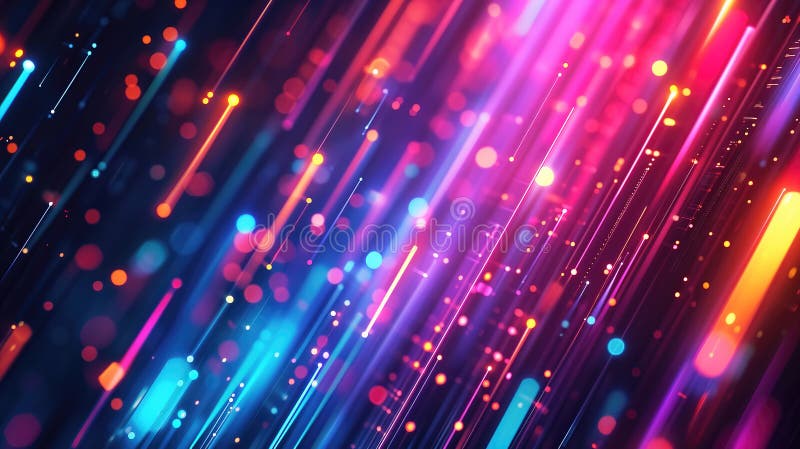 Dynamic Abstract Technology Background Illustration Stock Illustration ...