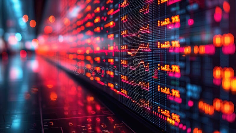 Dynamic Abstract Technology Background Illustration Stock Illustration ...