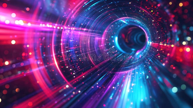 Dynamic Abstract Technology Background Illustration Stock Illustration ...