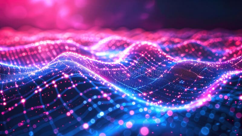 Dynamic Abstract Technology Background Illustration Stock Illustration ...