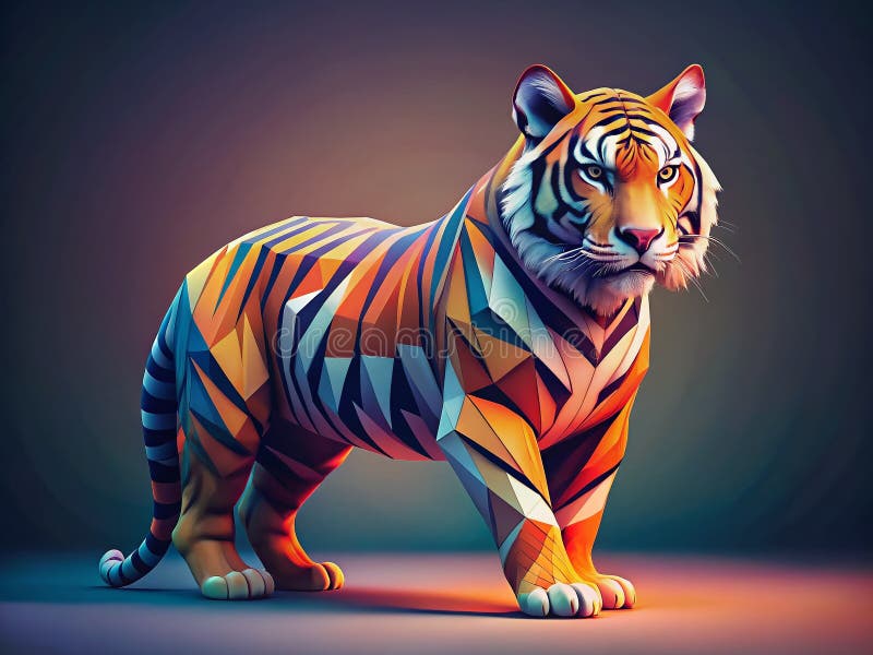 Dynamic Abstract Tiger Stripes a Rule of Thirds Composition Explored ...