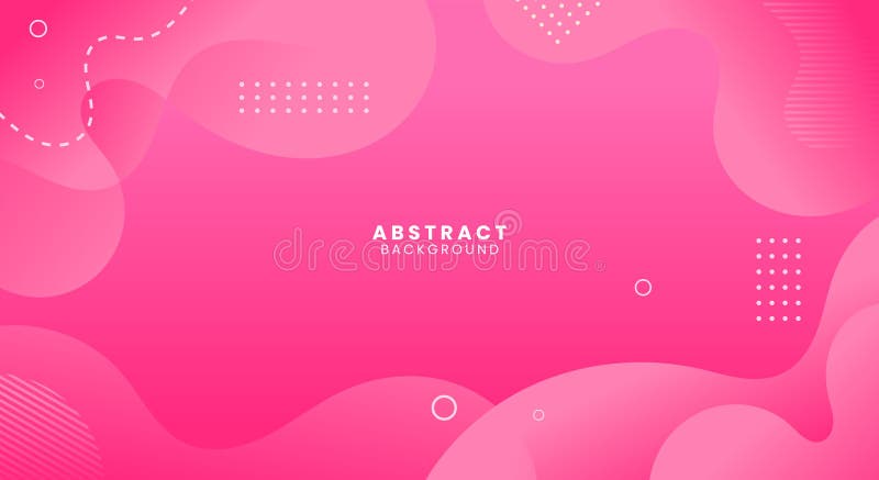 Dynamic Abstract Trendy Pink Color Background Stock Illustration ...