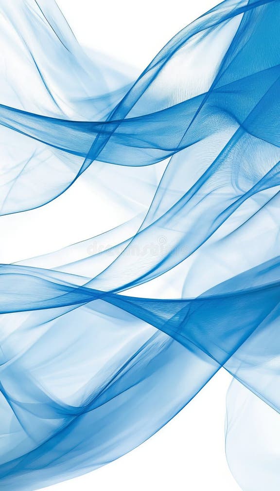Dynamic Abstract Vector Design with Flowing Blue Forms and Soft Shadows ...