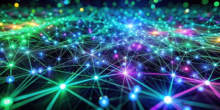 Dynamic Abstract Visualization of Cyber Energy Flow a Futuristic 8K ...