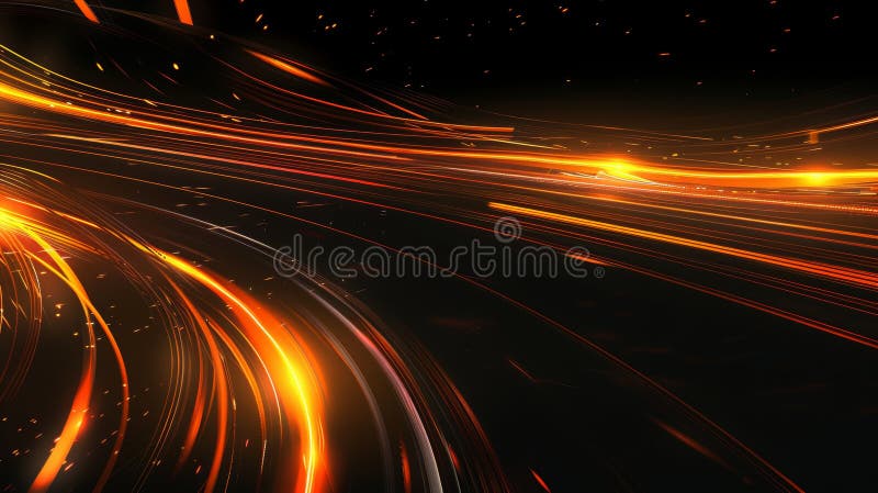 Dynamic Abstract Wallpaper Featuring Vibrant Light Trails and Neon ...