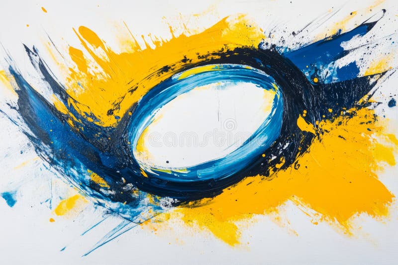 Dynamic Abstract Watercolor Triptych a Vibrant Fusion of Color Creating ...