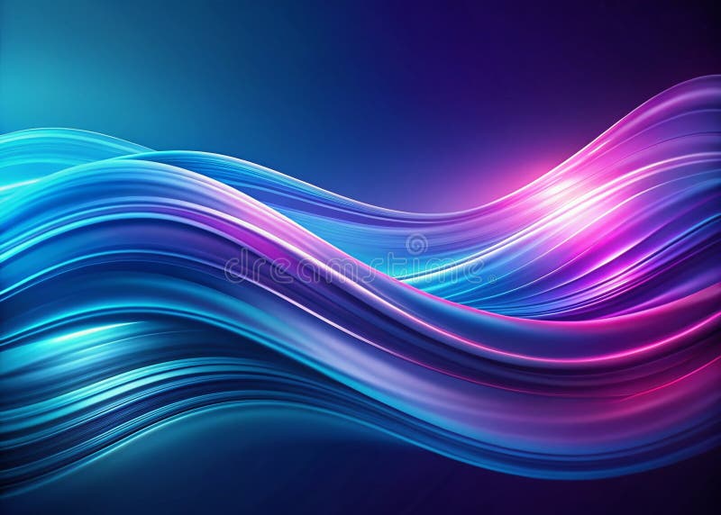 Dynamic Abstract Wave Background with RightAligned Design Space Perfect ...