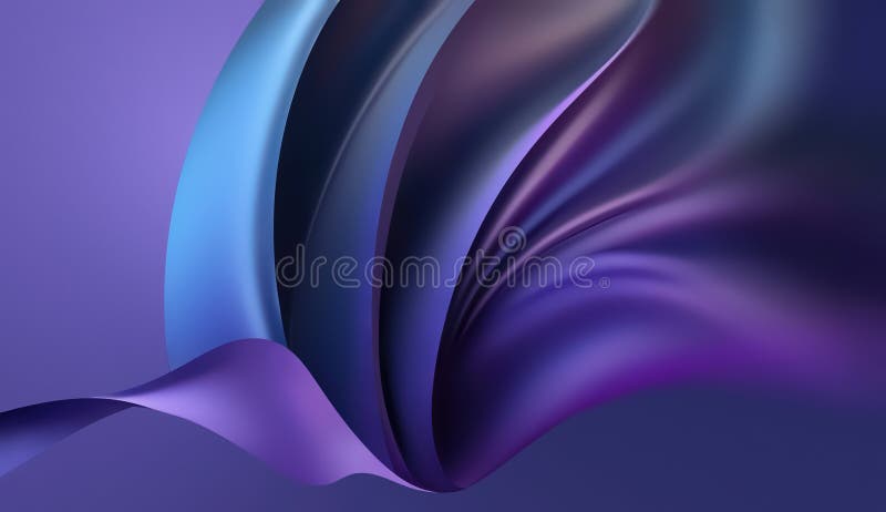 Dynamic Abstract Waves of Color in Flowing Patterns Stock Photo - Image ...