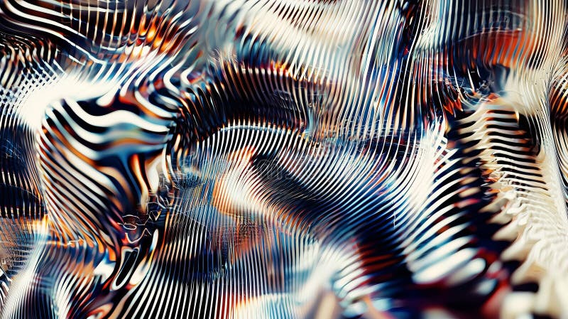 Dynamic Abstract Waves of Colorful Light Patterns Stock Photo - Image ...