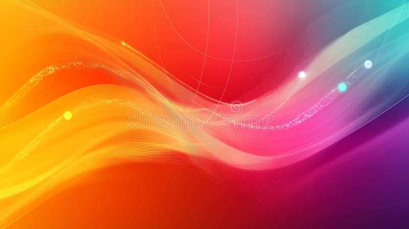 Dynamic Abstract Waves in Vibrant Colors for Visual Inspiration and ...