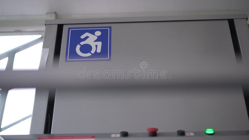 Dynamic Accessibility Symbol on Elevator for People with Disabilities ...