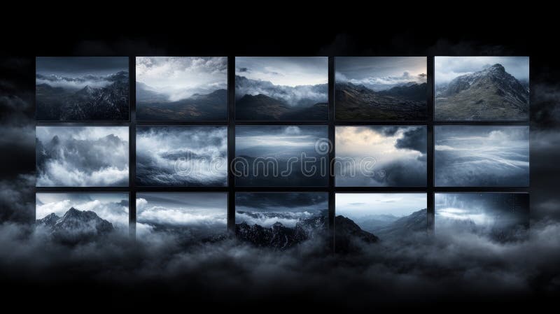 Dynamic Action Sequence, Photographic Stills Captured from a Dramatic ...