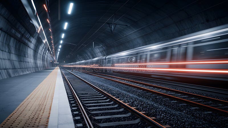 Dynamic Action Sequence in a Subway Tunnel Capturing Fast-Moving Trains ...