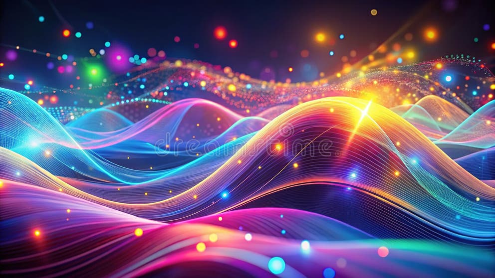 Dynamic AI Gradient Background a Futuristic Visual Representation of ...