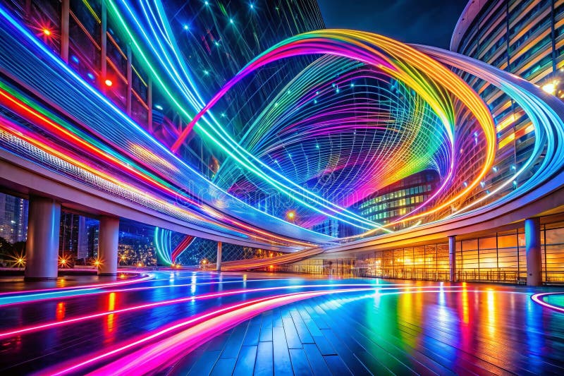 Dynamic AI Neural Network Background a Mesmerizing 4K Loop Featuring ...