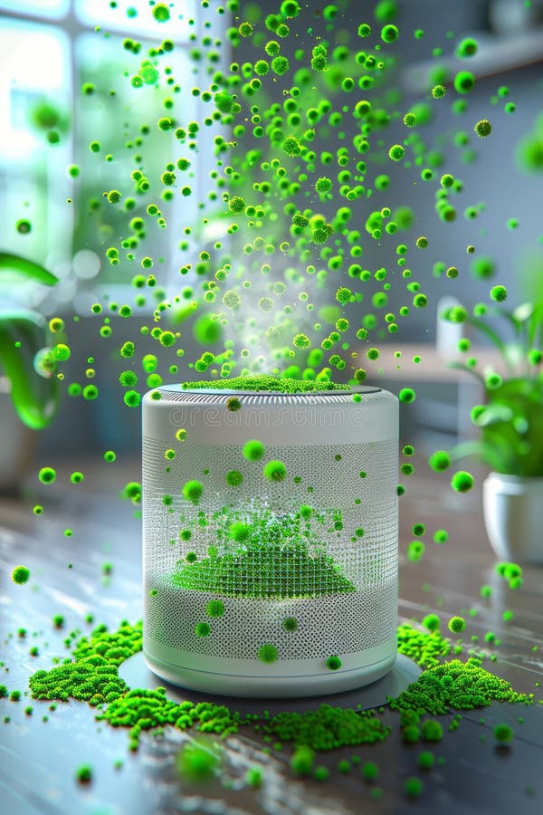 Dynamic Air Purifier Animation Removing Pm2.5 Particles in Motion for ...
