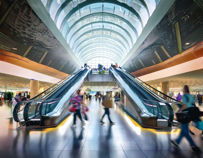 Dynamic Airport Activity Captures the Fast Pace of Travelers Navigating ...