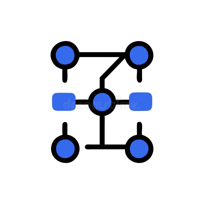 Dynamic Algorithm Symbol Representation Stock Illustration 4305