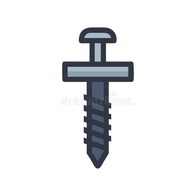 Dynamic Anchor Bolt Vector Illustration Stock Vector - Illustration of ...