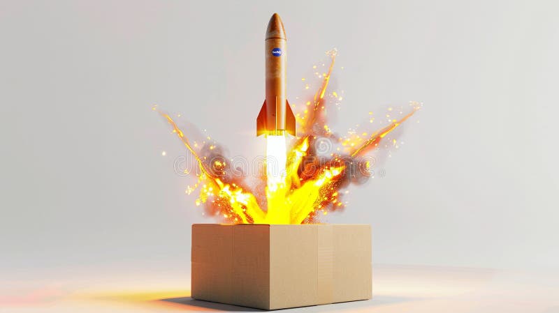 Dynamic Angle of a Miniature Rocket Lifting Off from a Plain Cardboard ...