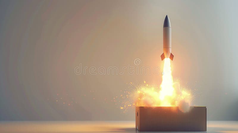 Dynamic Angle of a Tiny Rocket Lifting Off Energetically from a Plain ...