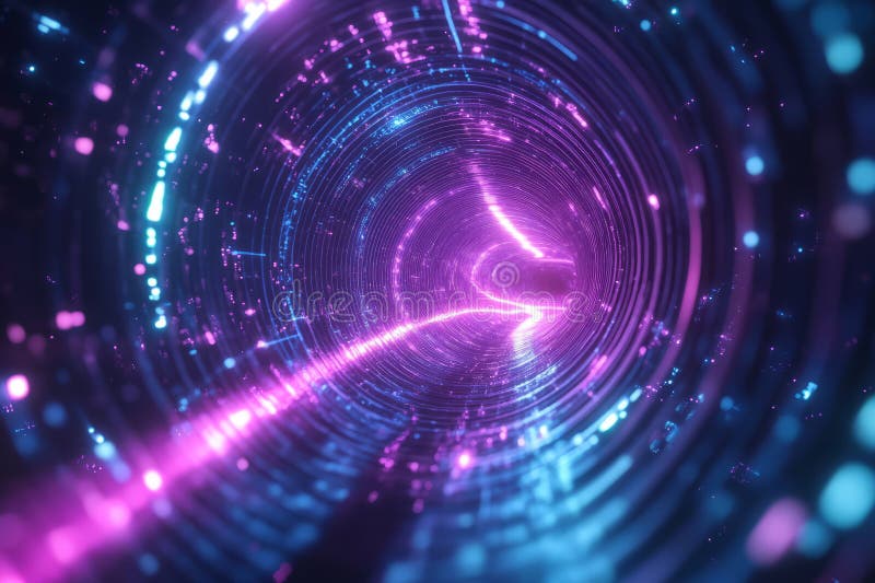 A Dynamic, Animated Hexagonal 3D Background Where Light Waves Ripple ...