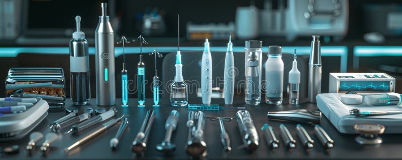 Dynamic Animated Medical Devices and Tools Stock Illustration ...