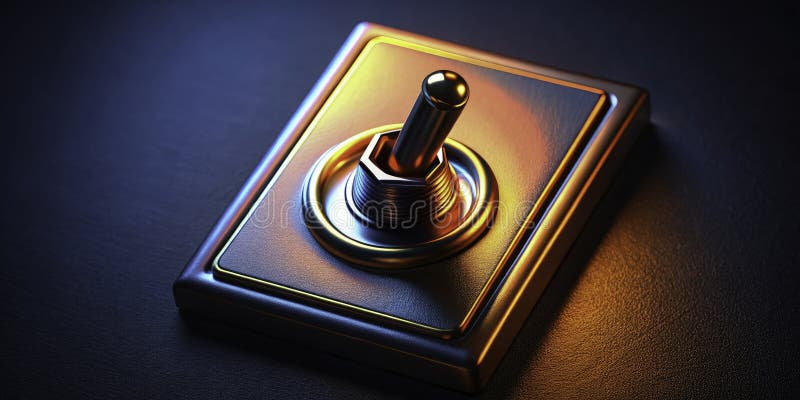 Dynamic Animated Toggle Switch in LowLight Photography HighQuality ...