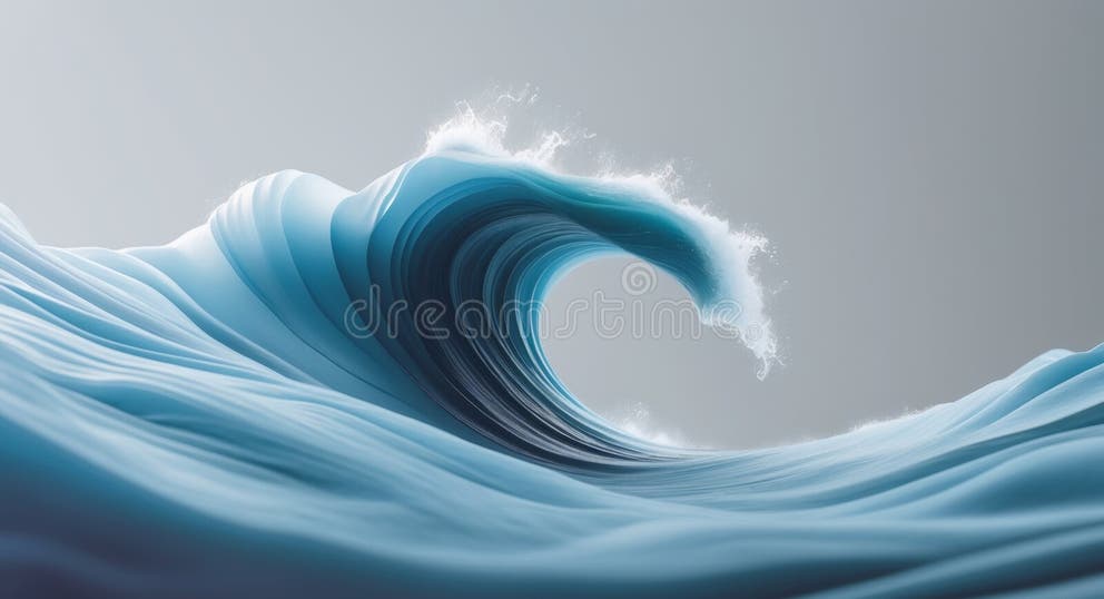 Dynamic Animated Wave Design Showcases a Modern Loading Progress ...