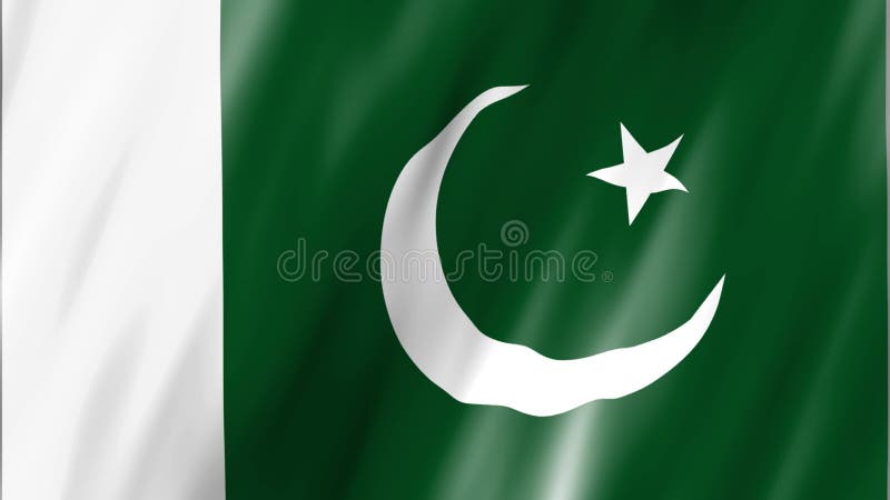Dynamic Animation of Pakistan Flag. Waving Animated Flag of Pakistan ...
