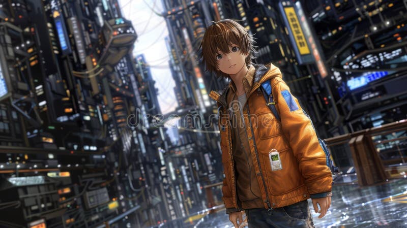 Dynamic Anime Characters Enhanced by Creative Graphic Elements and ...