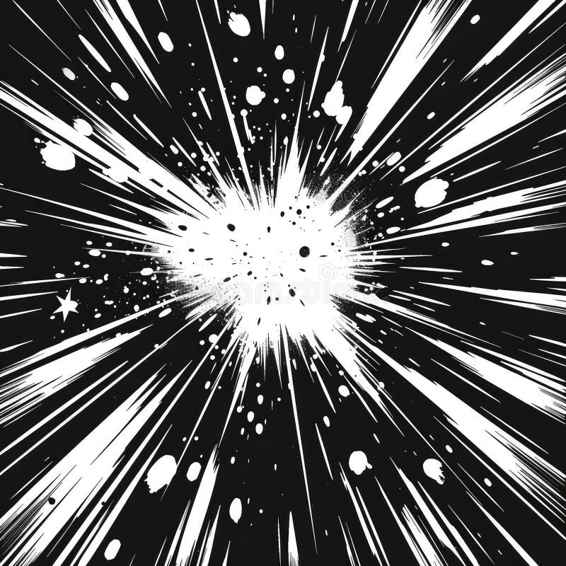 Dynamic Anime Explosion: Manga Graphics Stock Image - Image of cartoon ...