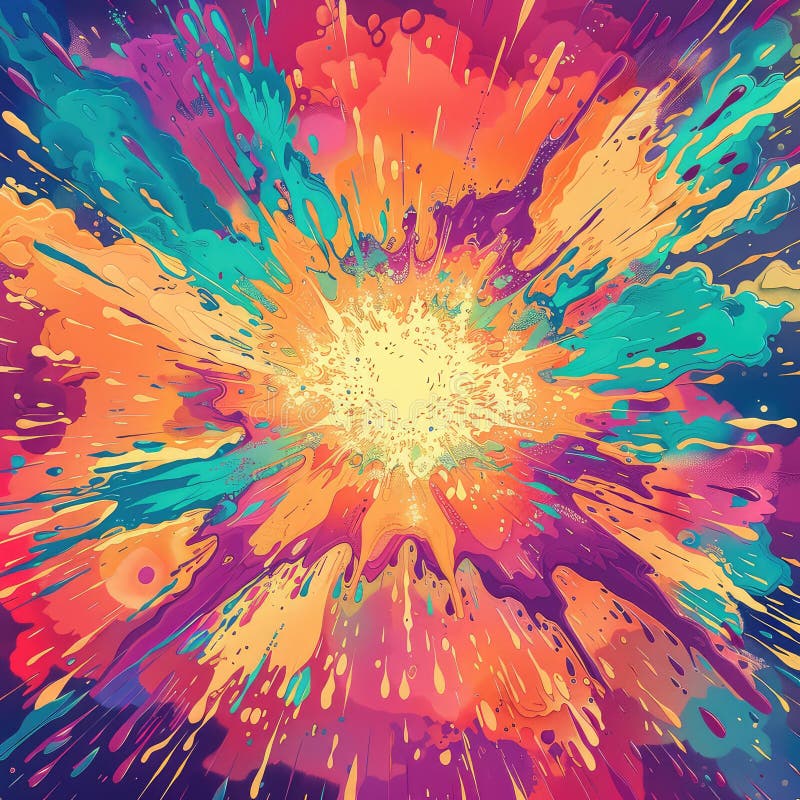 Dynamic Anime Explosion: Manga Graphics Stock Photo - Image of playful ...