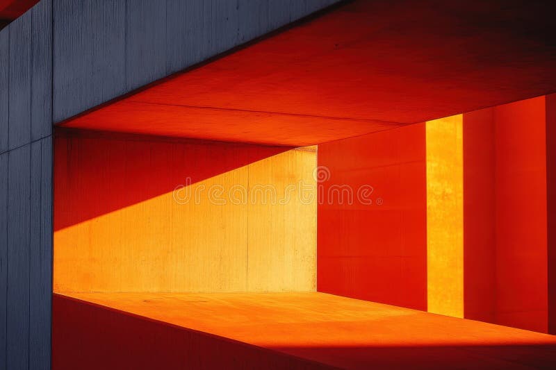 Dynamic Architectural Light Play Modern Structure Abstract Photography ...