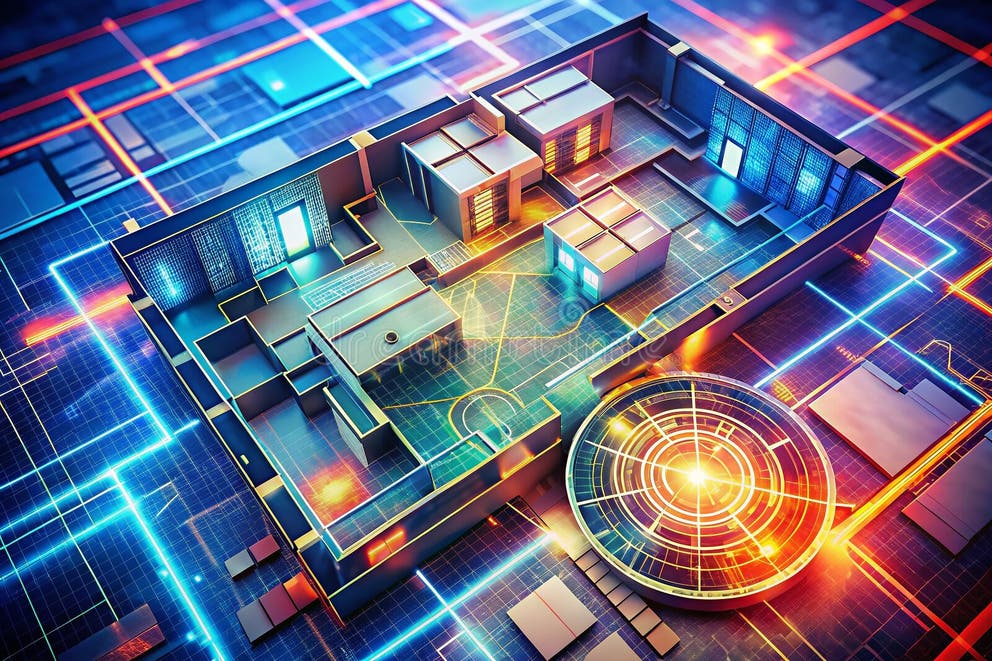 Dynamic Architectural Visualization a 3D Floor Plan Explored through a Double Exposure Radar ...