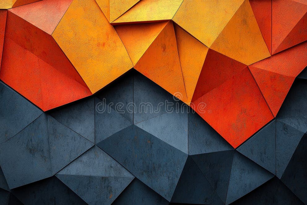 A Dynamic Arrangement of Angles Creating an Abstract Background for ...