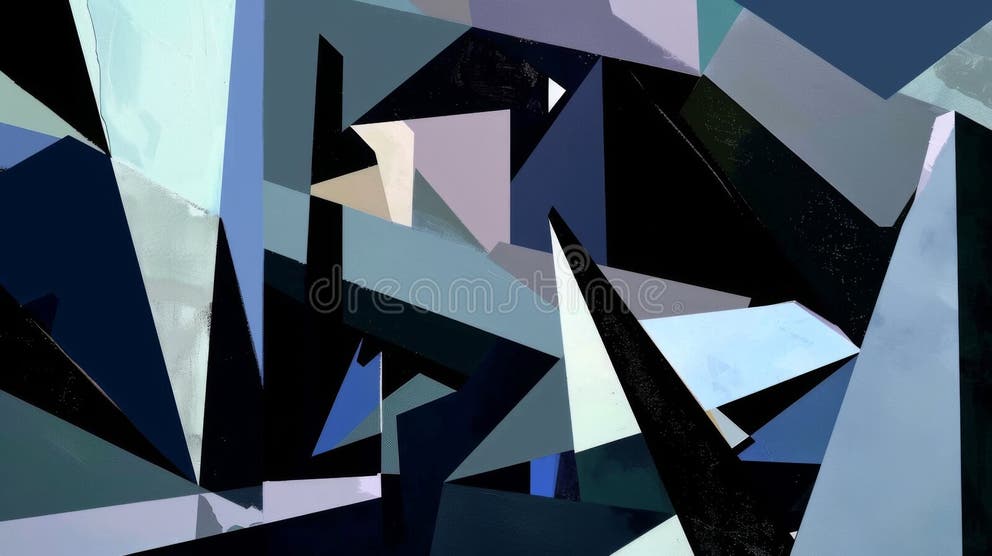 A Dynamic Array of Sharp Geometric Forms Breaks the Plain in Cool ...