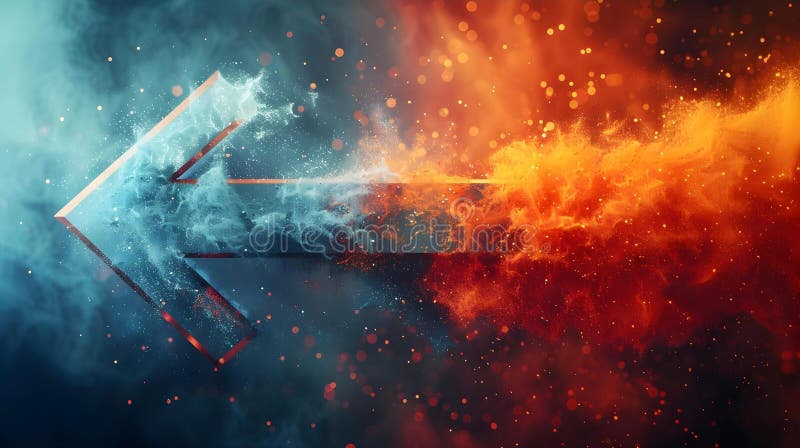 Dynamic Arrow Burst: Symbolizing Thriving Progress. Concept Progress ...