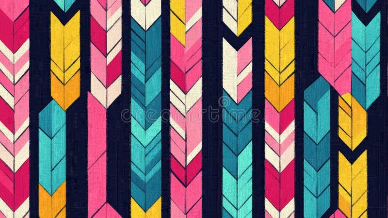 Dynamic Arrow Pattern, a Colorful and Energetic Design for Modern ...