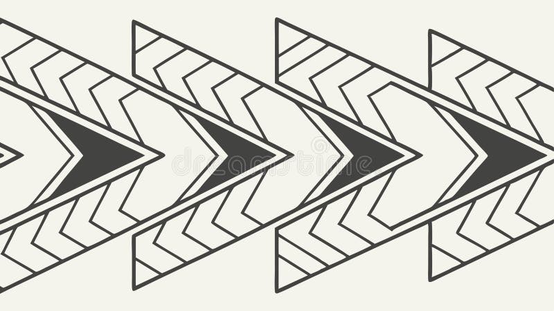 Dynamic Arrow Pattern, Symbolizing Movement and Direction, Vector Design Generative AI Stock ...