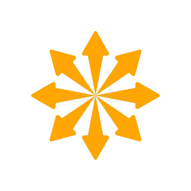 Left Straight Arrow stock vector. Illustration of direction - 6130795