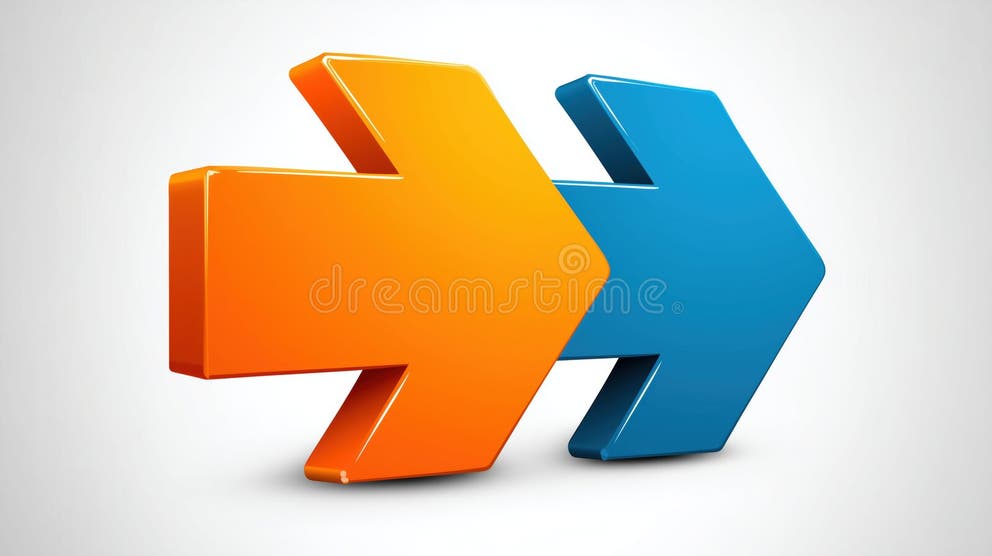 Dynamic Arrows Symbolize Investment in Logistics and Exchange, Guiding ...