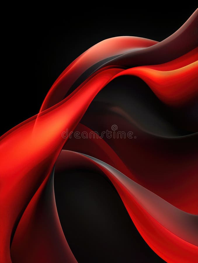 Dynamic Artwork: Abstract Fluid Motion Stock Illustration ...