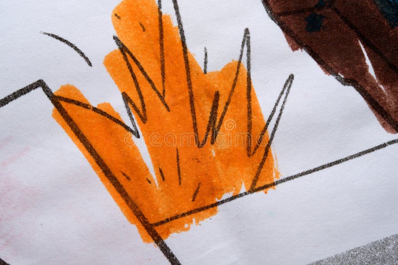 Dynamic Artwork S Vibrant Explosion Stock Illustration - Illustration ...