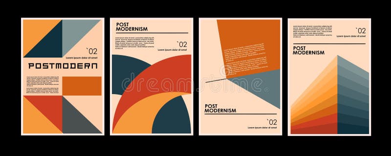 Dynamic Artworks, Posters Inspired Postmodern of Vector Abstract ...