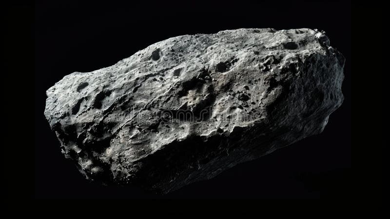 Dynamic Asteroid Floating through Space with Bright Trails and Starry ... Dynamic Asteroid Floating through Space with Bright Trails and Starry ...